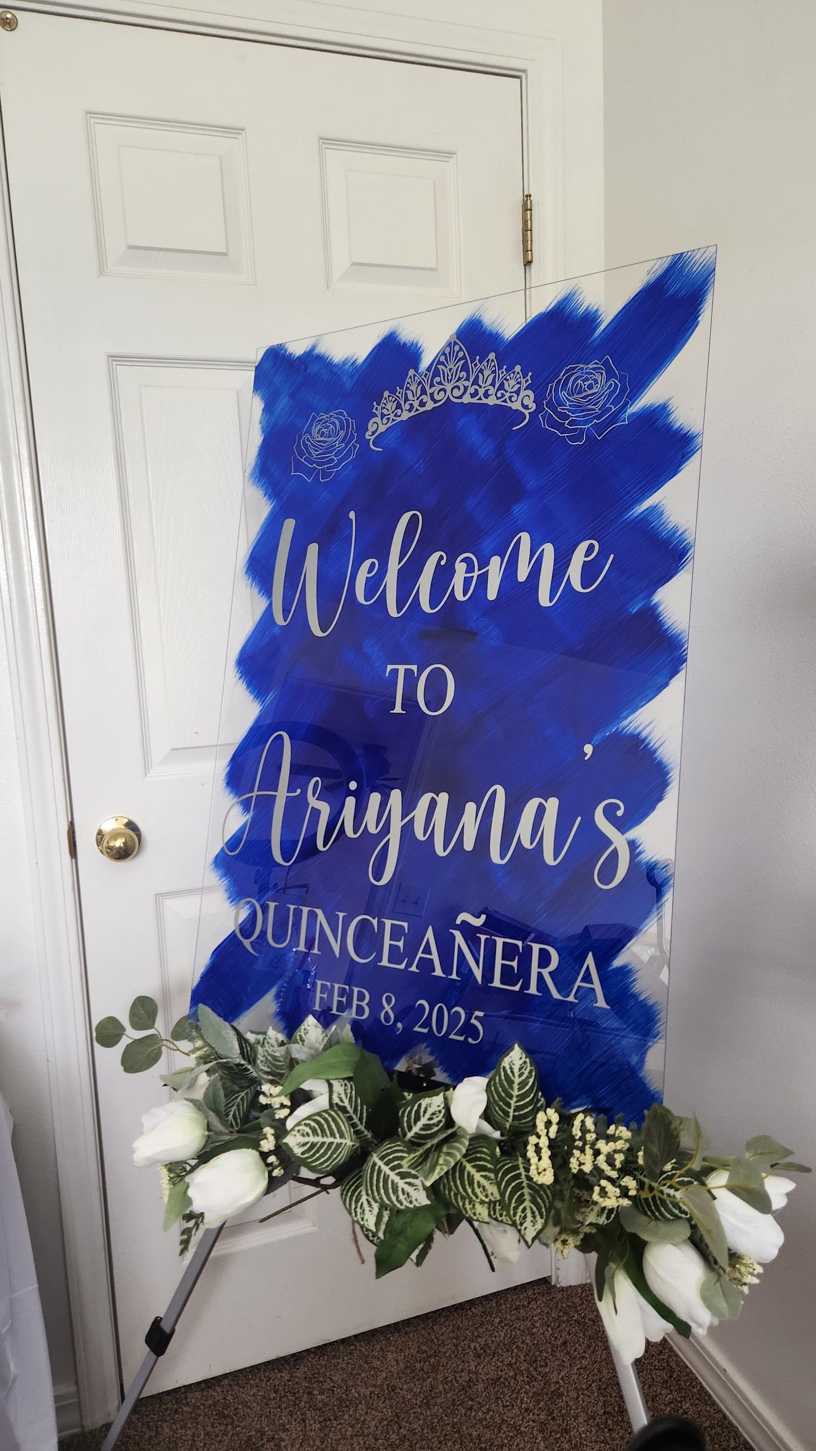 Quinceañera Acrylic, Welcome to My Quinceanera Sign, Welcome Acrylic ...