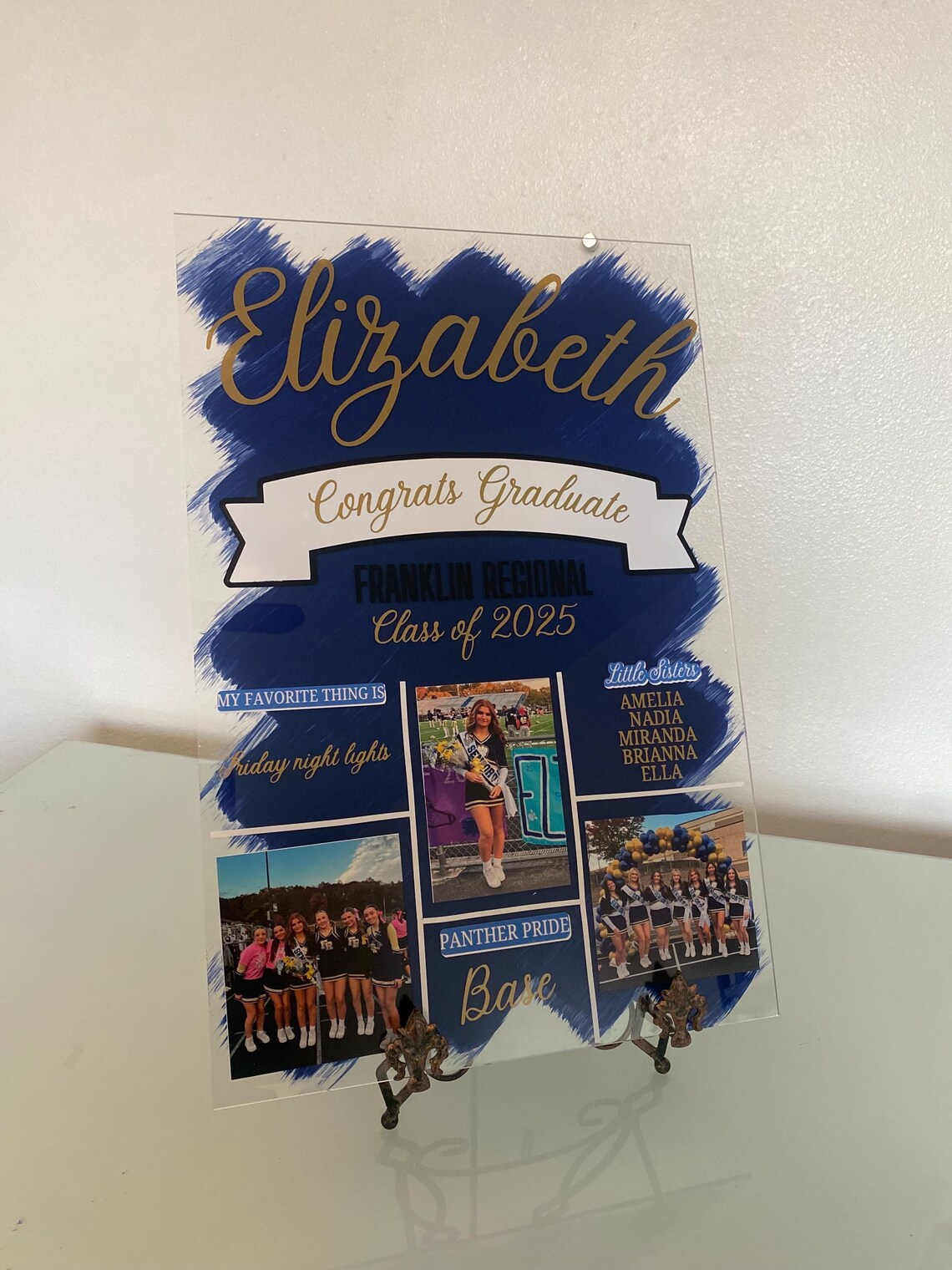 Custom Graduation Acrylic Sign: Senior Year Memories, Class of 2025 - Etsy