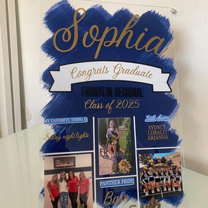 Custom Graduation Acrylic Sign: Senior Year Memories, Class of 2025 - Etsy