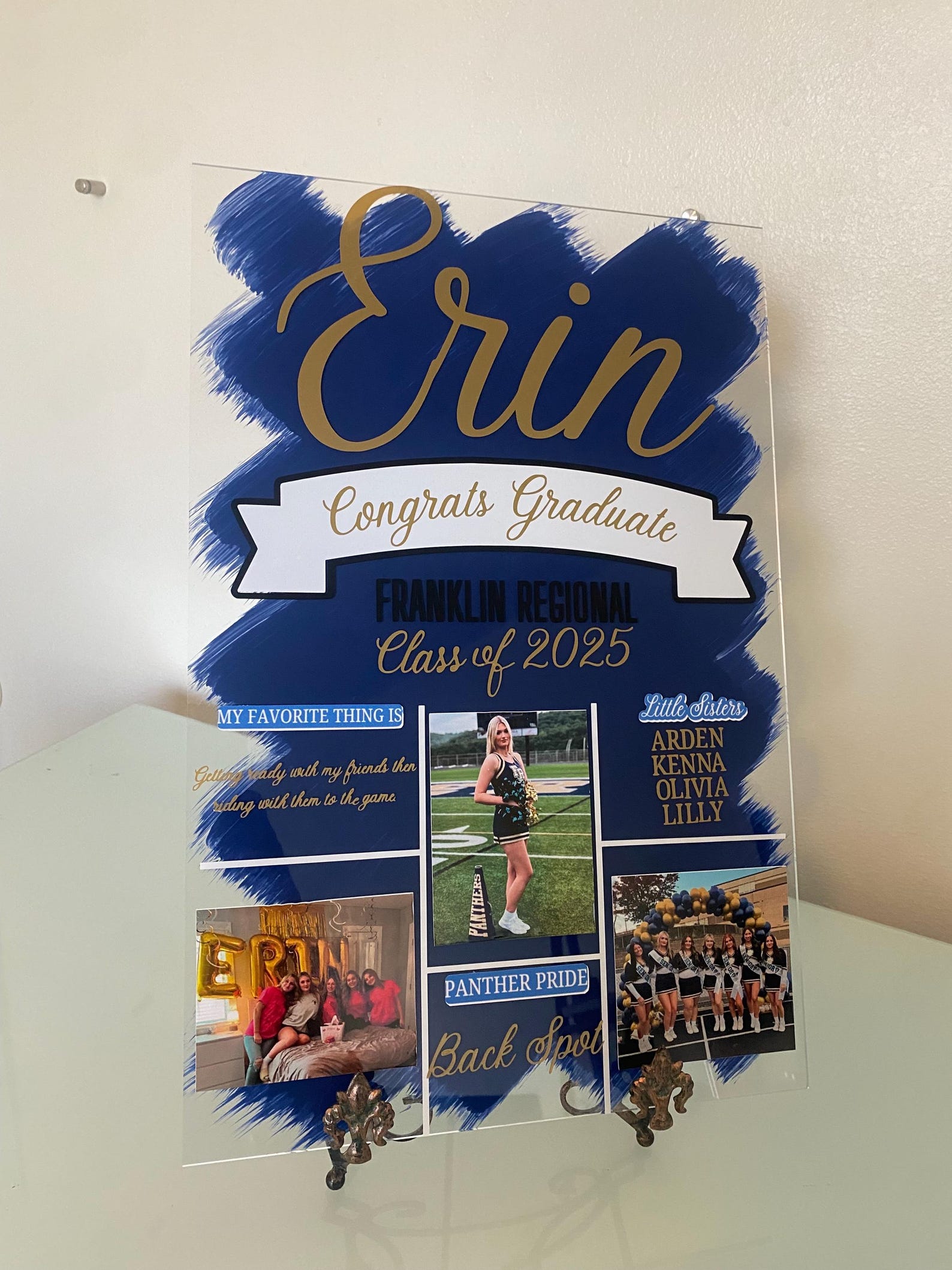 Custom Graduation Acrylic Sign: Senior Year Memories, Class of 2025 - Etsy