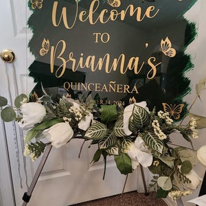 Quinceanera Acrylic, Welcome to My Quinceanera Sign, Welcome Acrylic ...