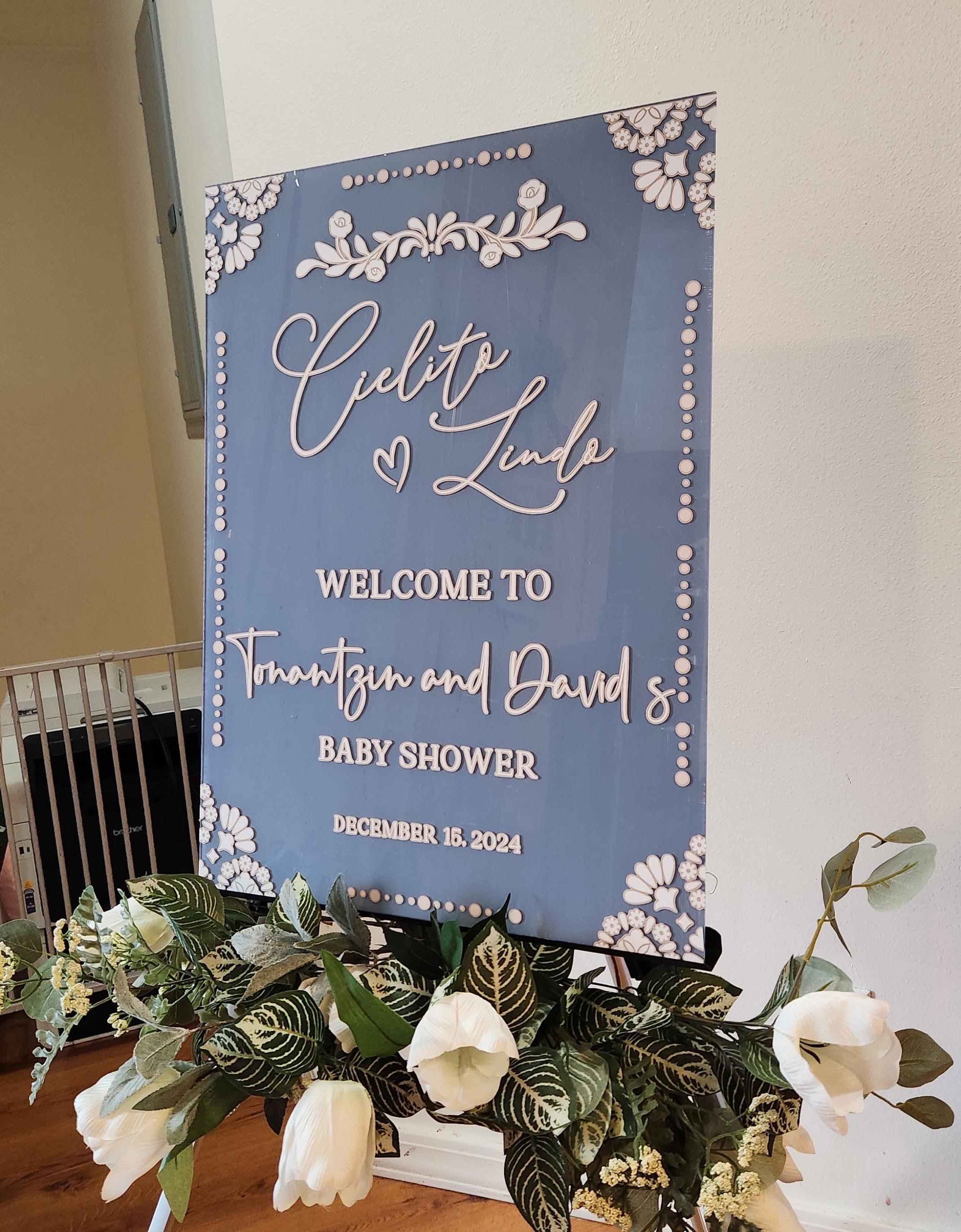 Cielito Lindo Welcome Sign, Baby Shower Welcome Sign, Cielito Lindo ...