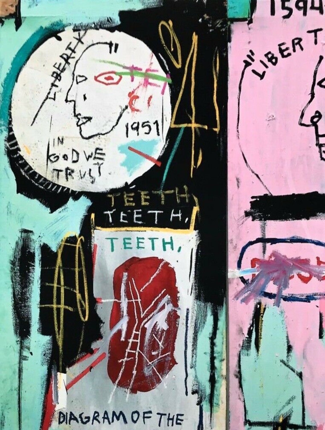 In Italian, Giclee Print, Jean-michel Basquiat - Etsy