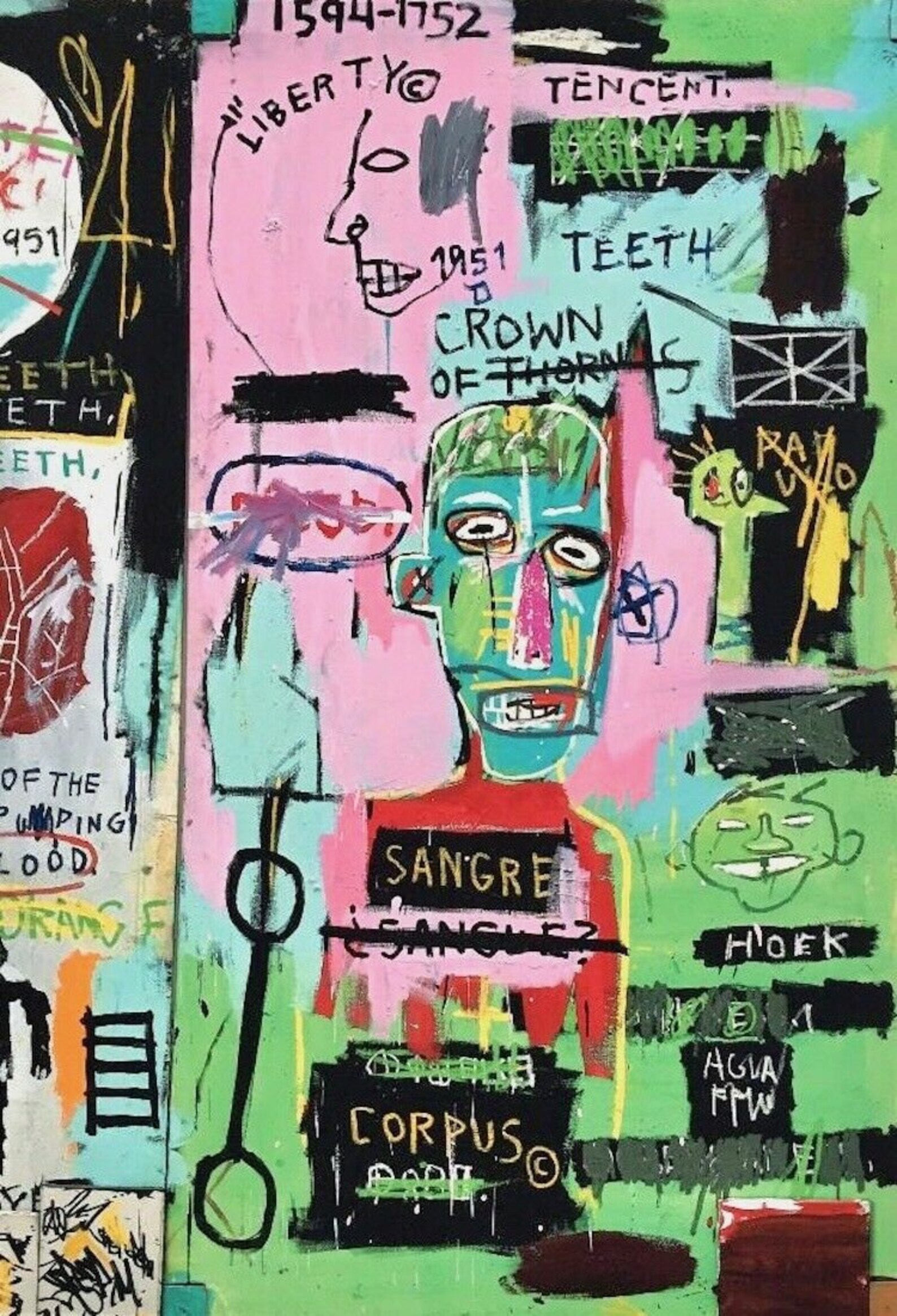 In Italian, Giclee Print, Jean-michel Basquiat - Etsy
