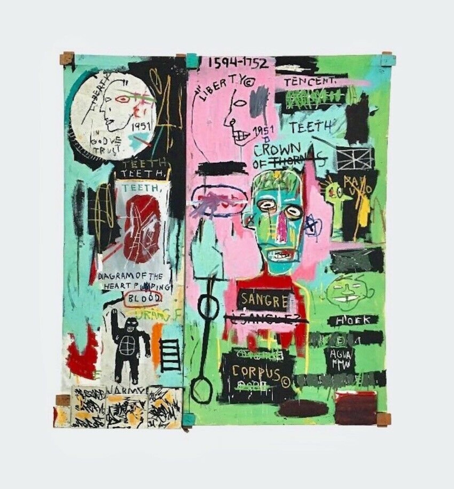 In Italian, Giclee Print, Jean-michel Basquiat - Etsy