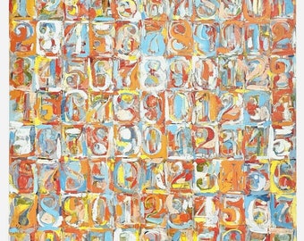 Jasper Johns Exhibition Poster - Etsy