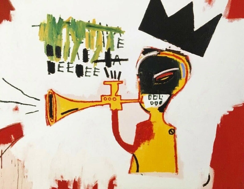 Trumpet 1984, Giclee Print, Jean-michel Basquiat - Etsy