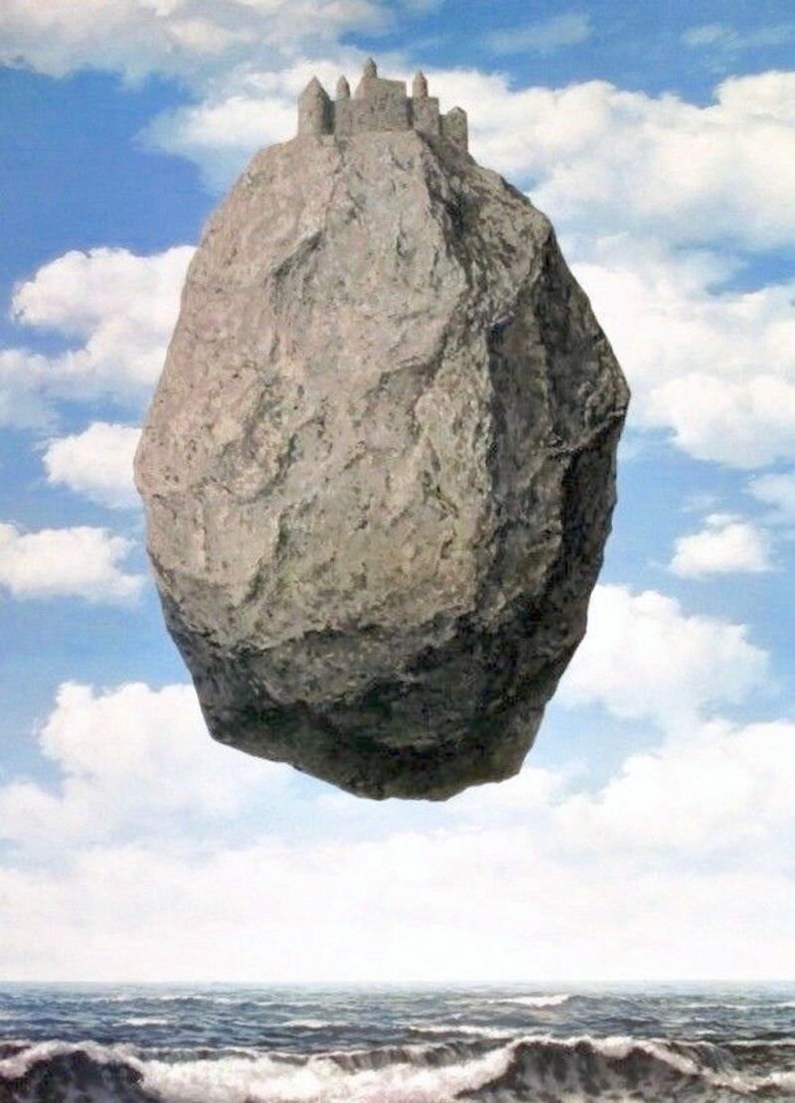 The Castle in the Pyrenees la Chateau Des Pyrenees Offset Litho, Rene ...