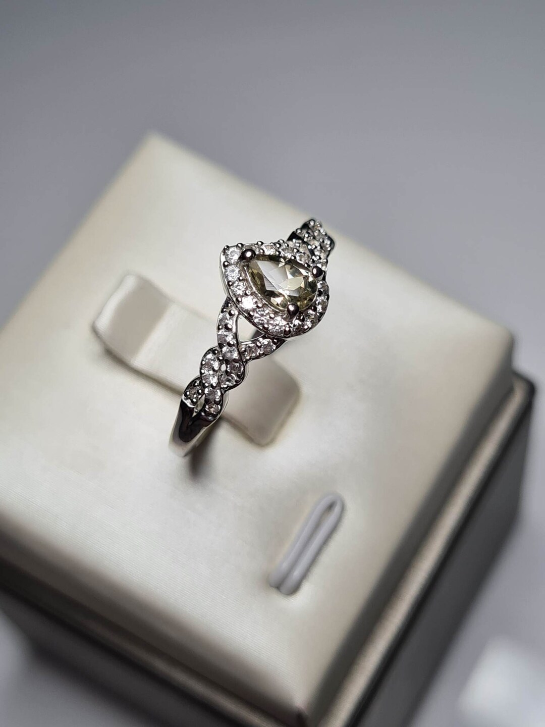 Turkizite and Natural Cambodian Zircon Ring 925 Sterling Silver SIZE Q ...