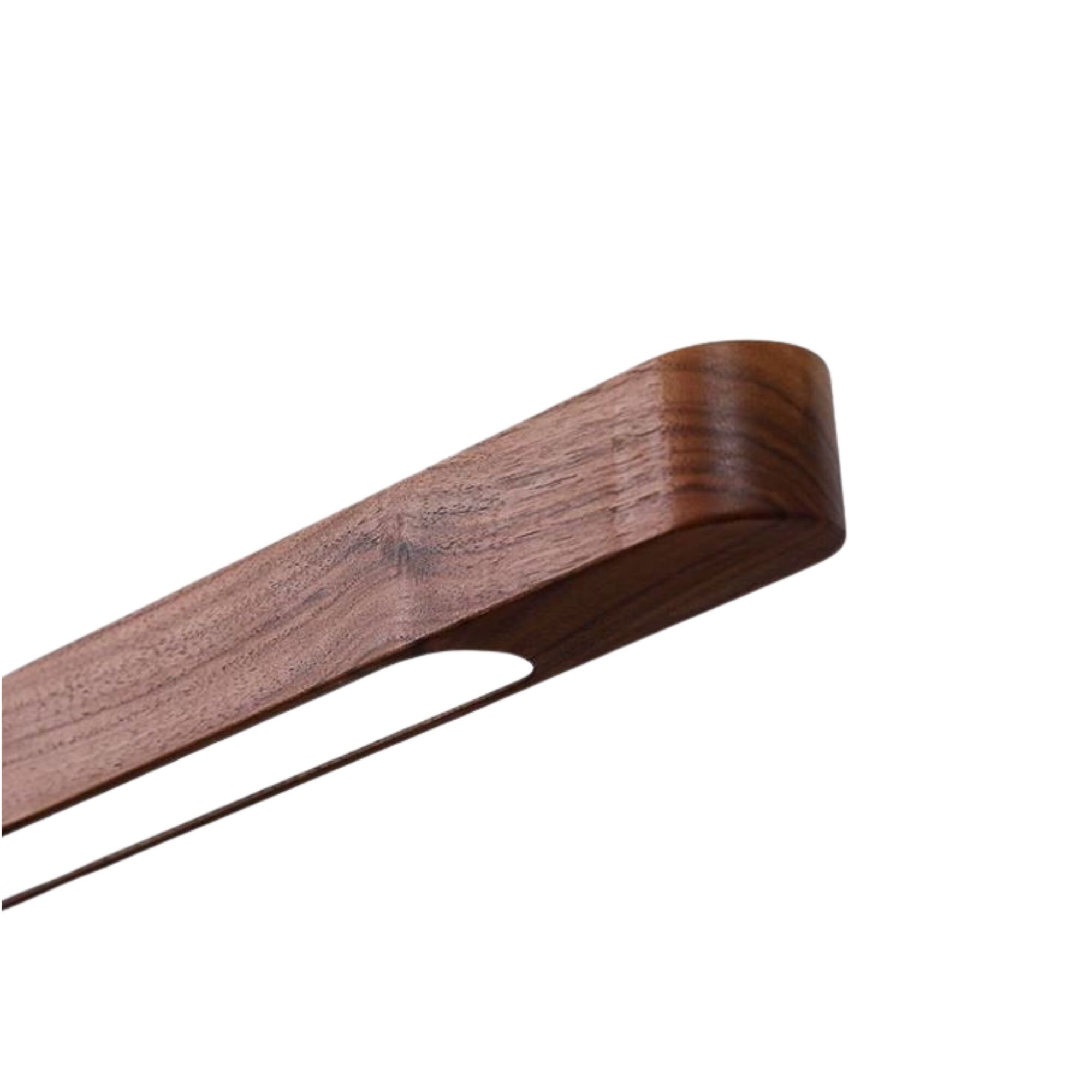 Oval Linear Pendant Chandelier Solid Wood Black Walnut or - Etsy