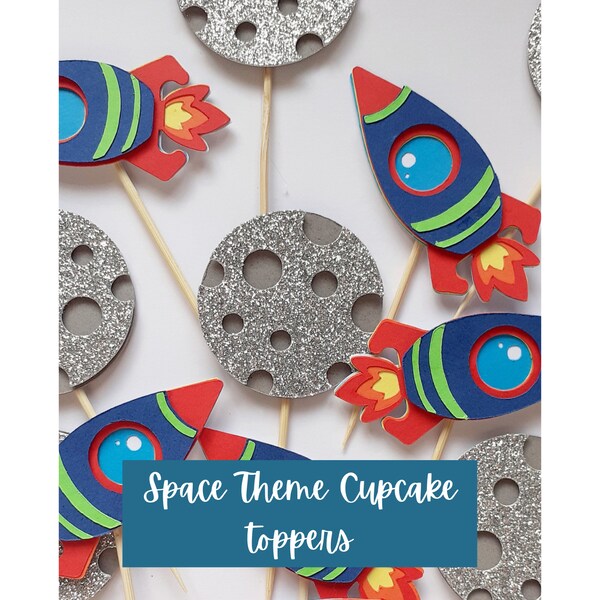 Space Cupcake Topper - Etsy