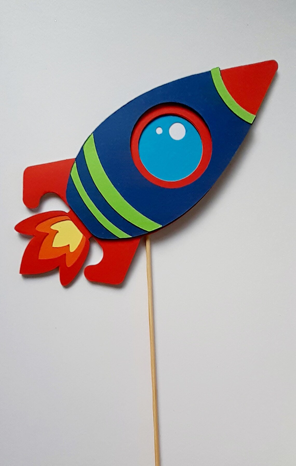 Space Cake Topper Birthday Cake Topper Rocket Cake Topper - Etsy