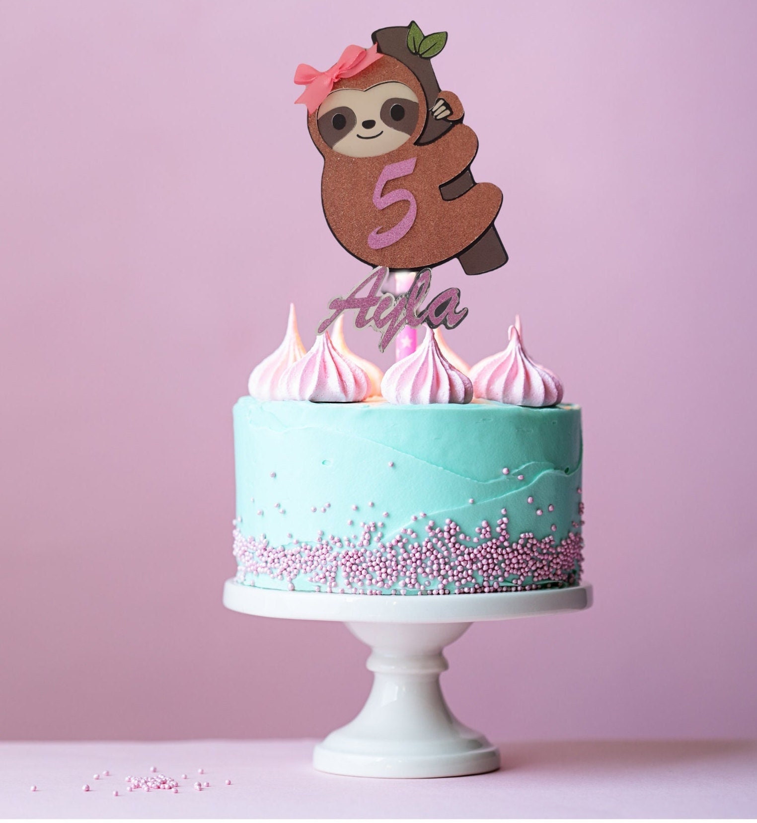 Sloth Birthday Cake