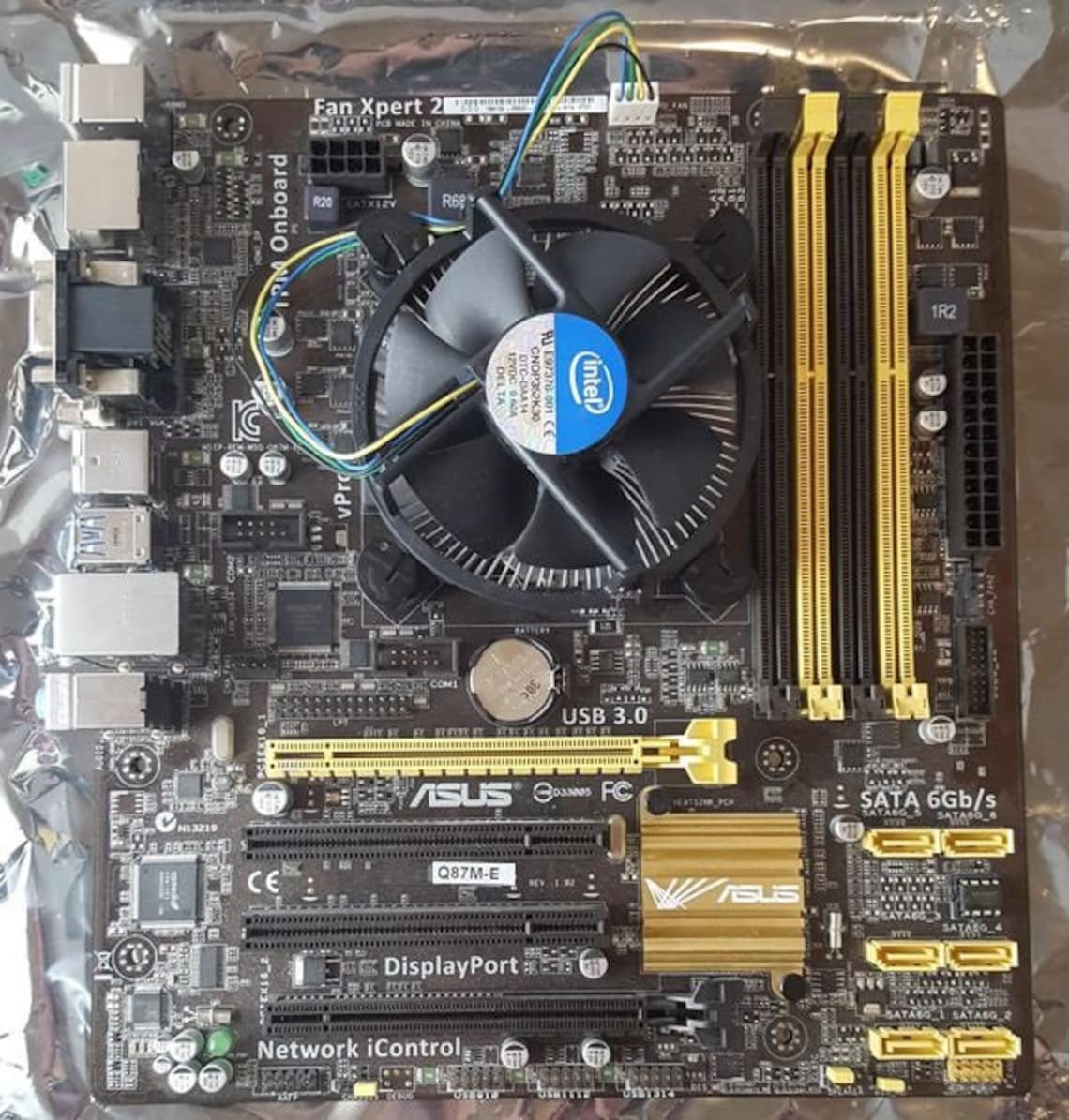 Asus Q87M-E 4th Gen LGA 1150 Motherboard with I/O Shield DP | Etsy