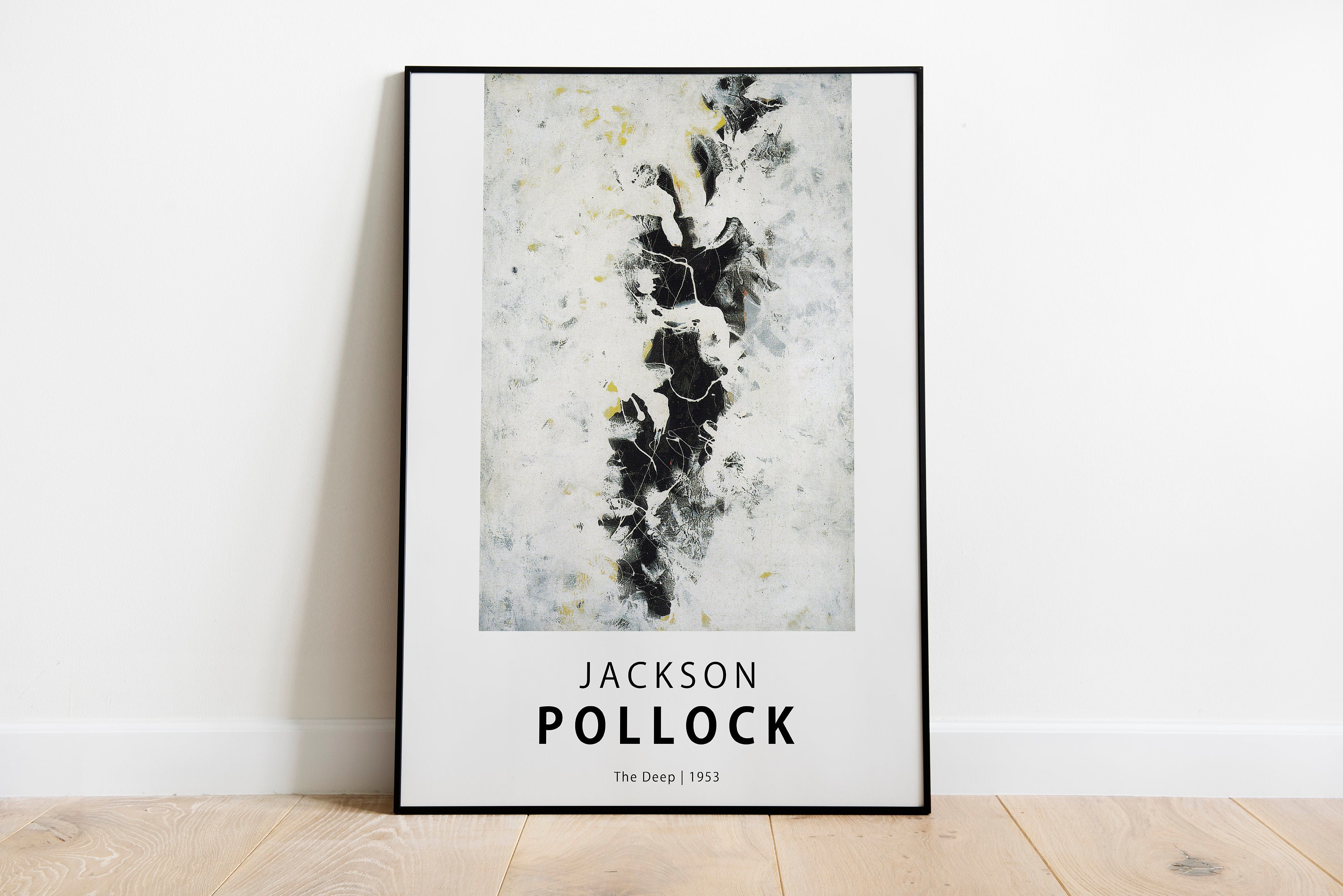 Jackson Pollock the Deep 1953 Exhibition Poster Vintage - Etsy