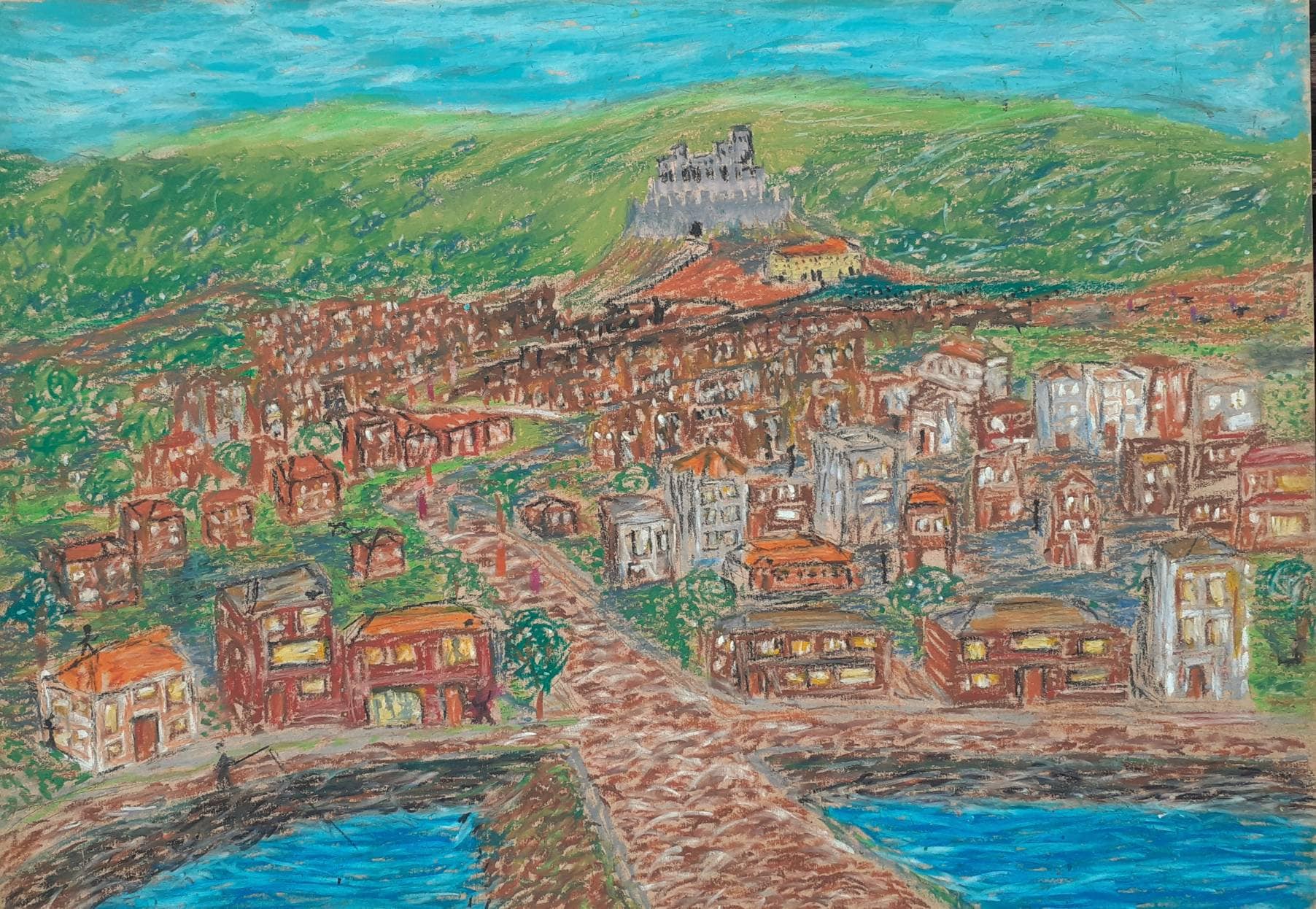 Crydee original oil Pastel after Raymond Feist | Etsy