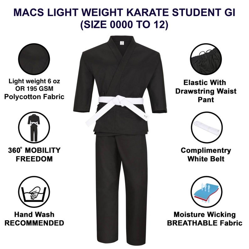 Personalized Karate Gi Uniform: Kids & Adult Martial Arts Training - Etsy