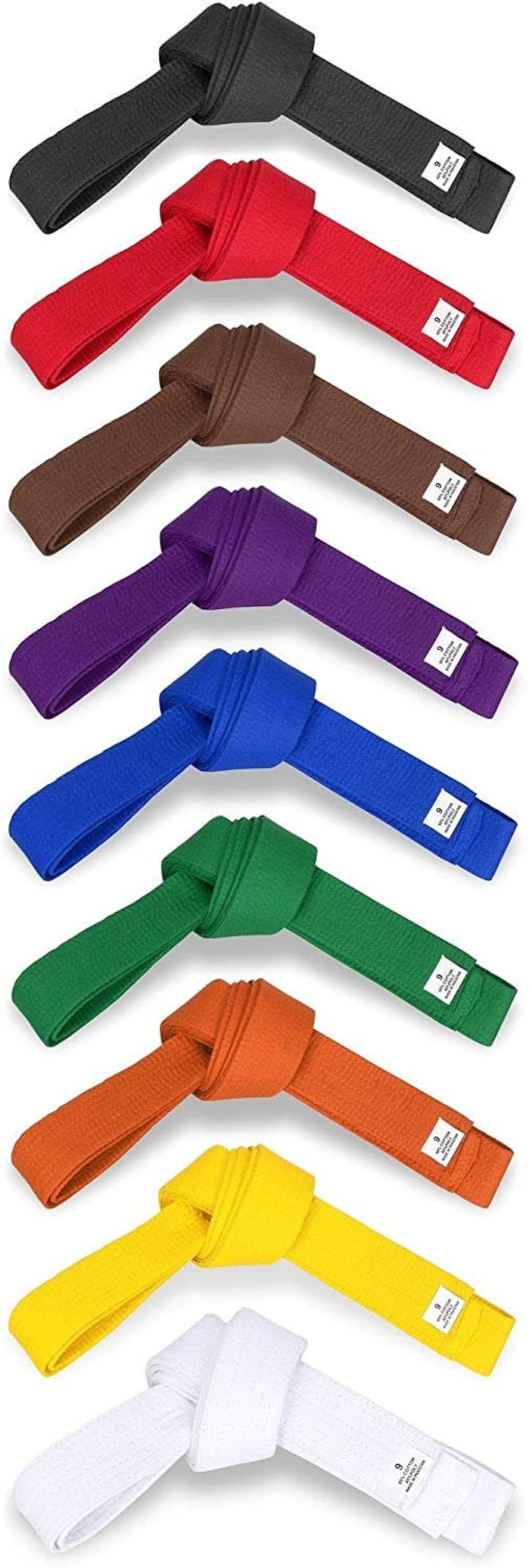 Personalized Embroidered Martial Arts Custom Belts for Karate | Etsy