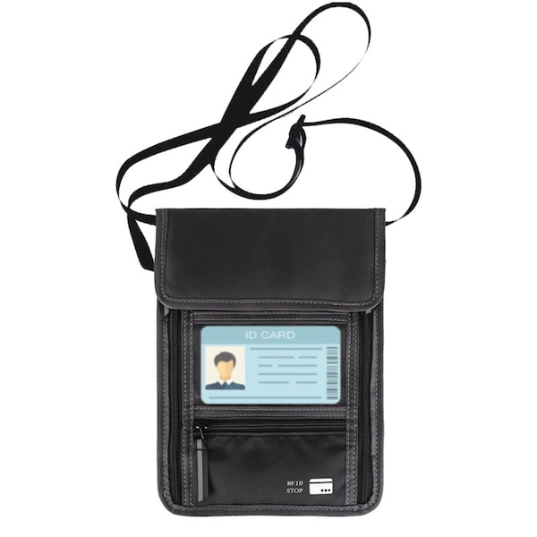 Rfid Neck Passport Holder - Etsy