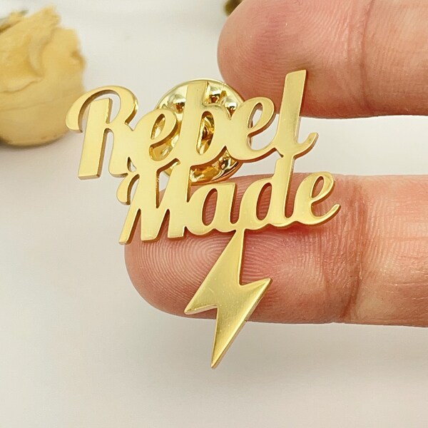 Logo Brooch - Etsy