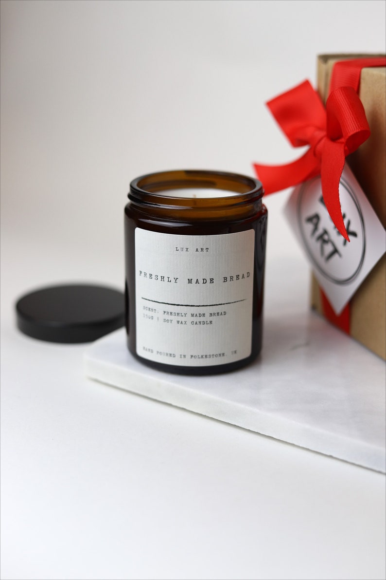 Freshly Made Bread Scented Soy Candle Cotton Wick Candle - Etsy