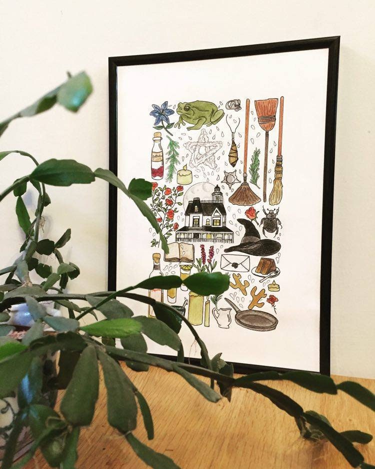 Practical Magic Illustration - Etsy