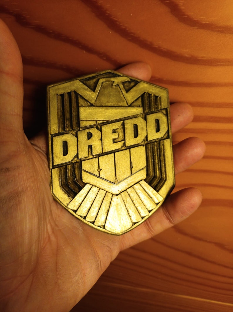Dredd Judge Badge Prop Replica - Etsy