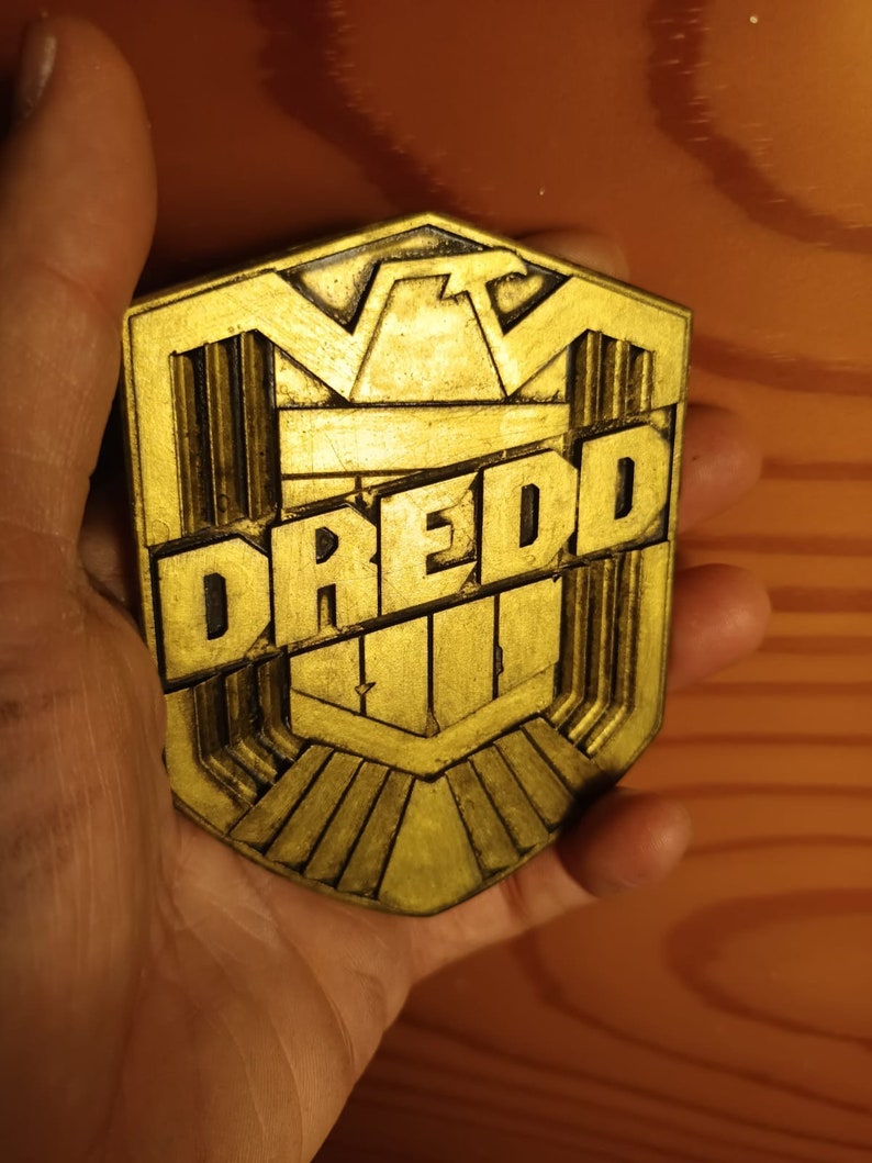 Dredd Judge Badge Prop Replica - Etsy