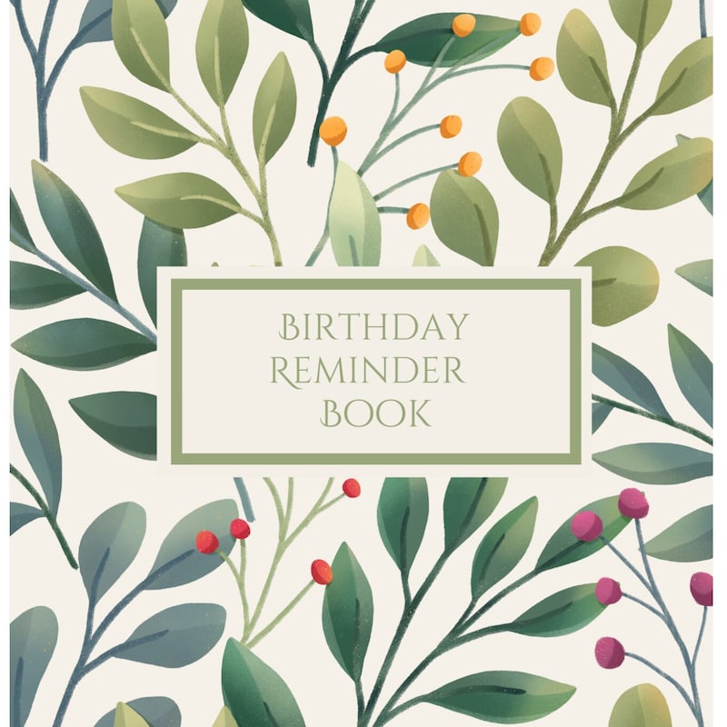 Birthday Reminder Book - Etsy UK