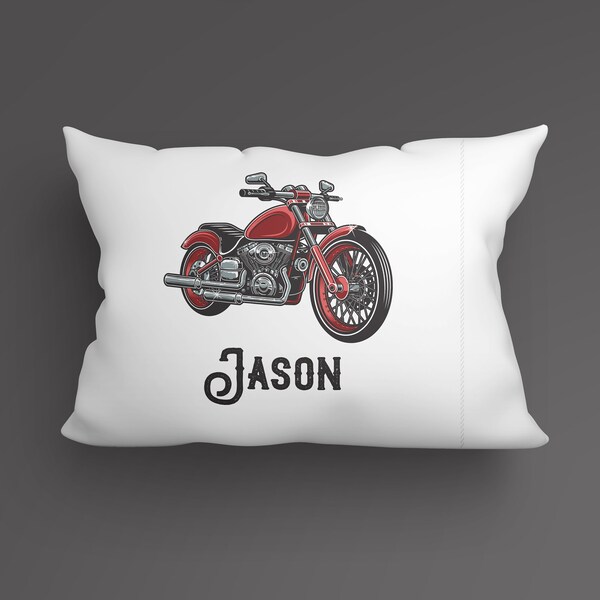 Motorcycle Pillow - Etsy