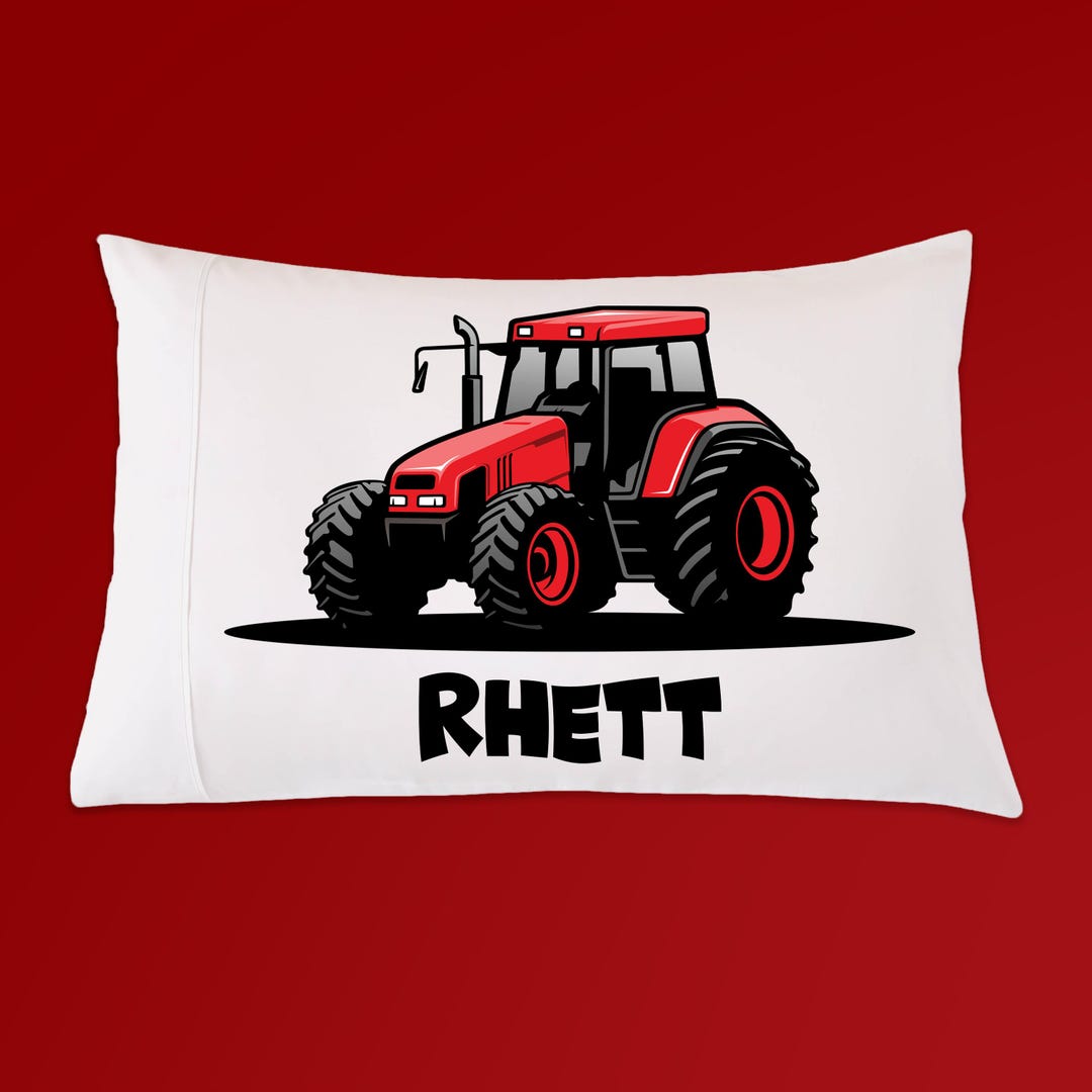 Farm Tractor Decor, Farm Bedding, Tractor Pillowcase - Etsy