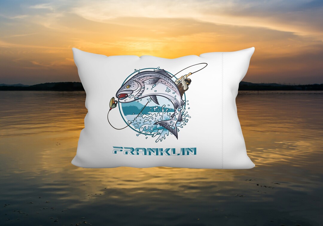 Personalized Fishermans Fly Fishing Pillow Case - Etsy