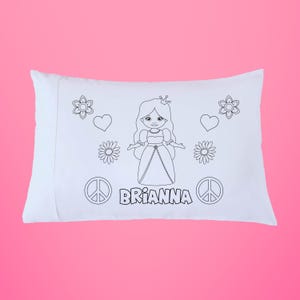 Personalized Children's Kids Coloring Pillowcase - Etsy