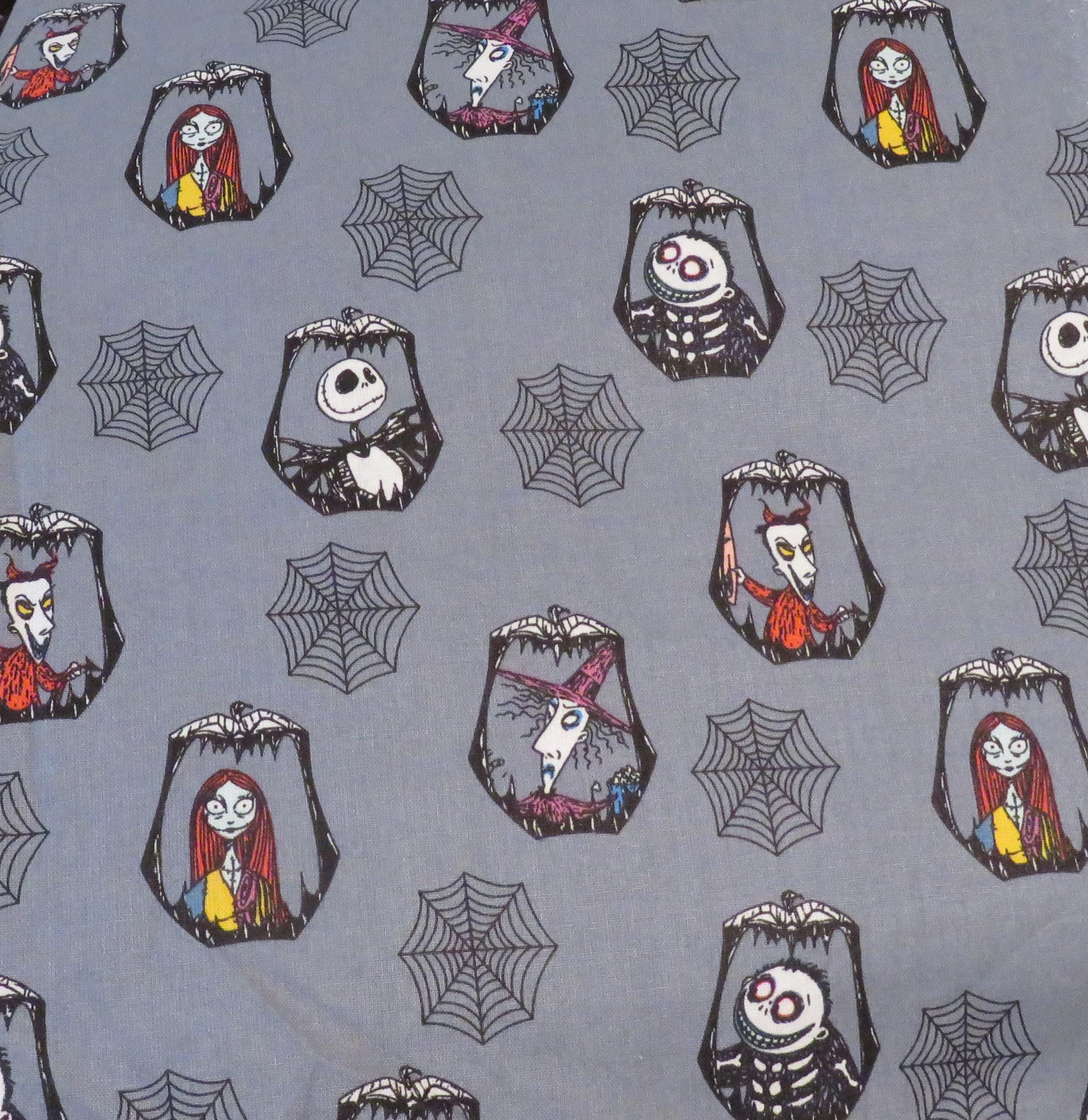 Nightmare Fabric, 100% Cotton Fabric, Christmas Fabric, Beautiful ...