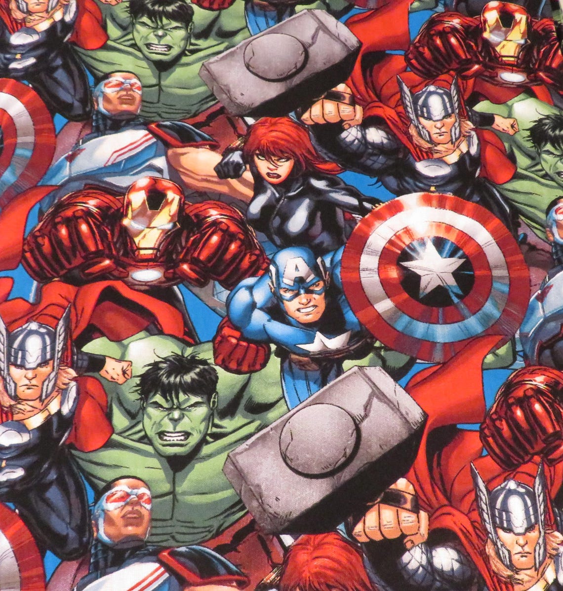Superhero Fabric, Fabric by the Yard, 100% Cotton Fabric, Captain ...
