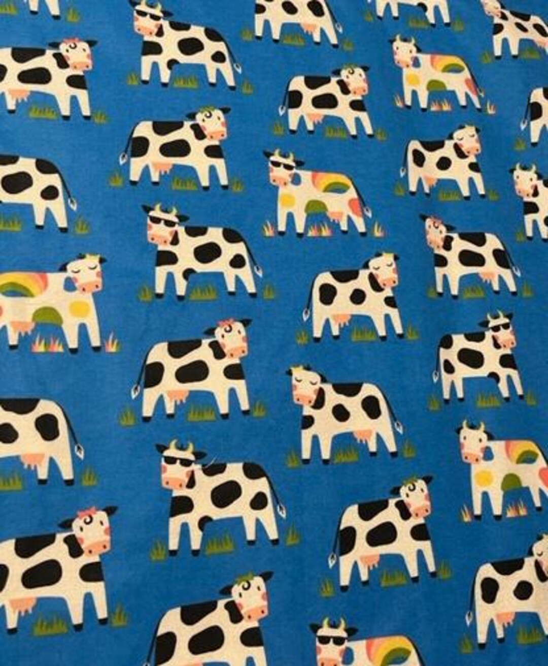 Cow Flannel Fabric, Cow Snuggle Fabric, Beautiful Cute Cow Blanket ...