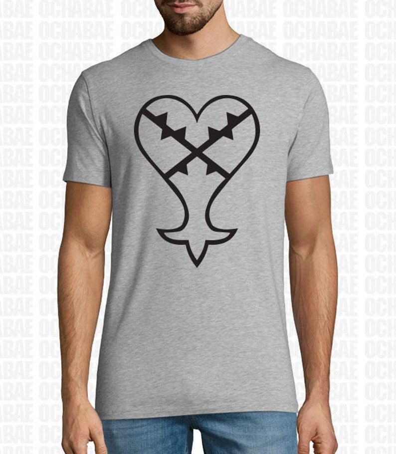 Kingdom Hearts Heartless Logo Men's Tshirt | Etsy