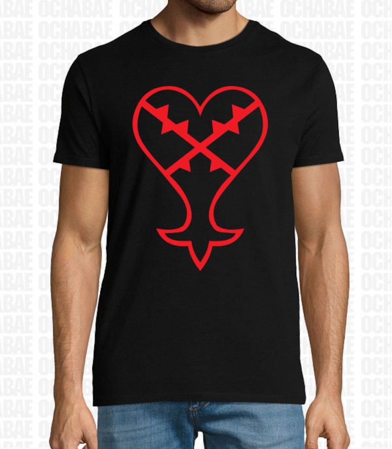 Kingdom Hearts Heartless Logo Men's Tshirt - Etsy