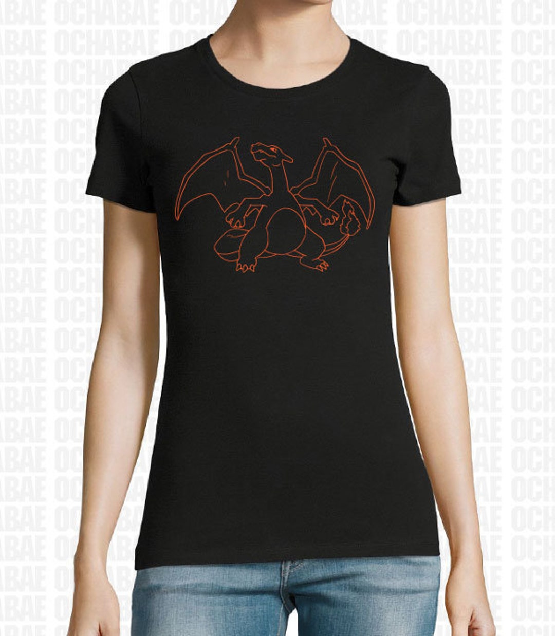 Charizard Women's Tshirt - Etsy