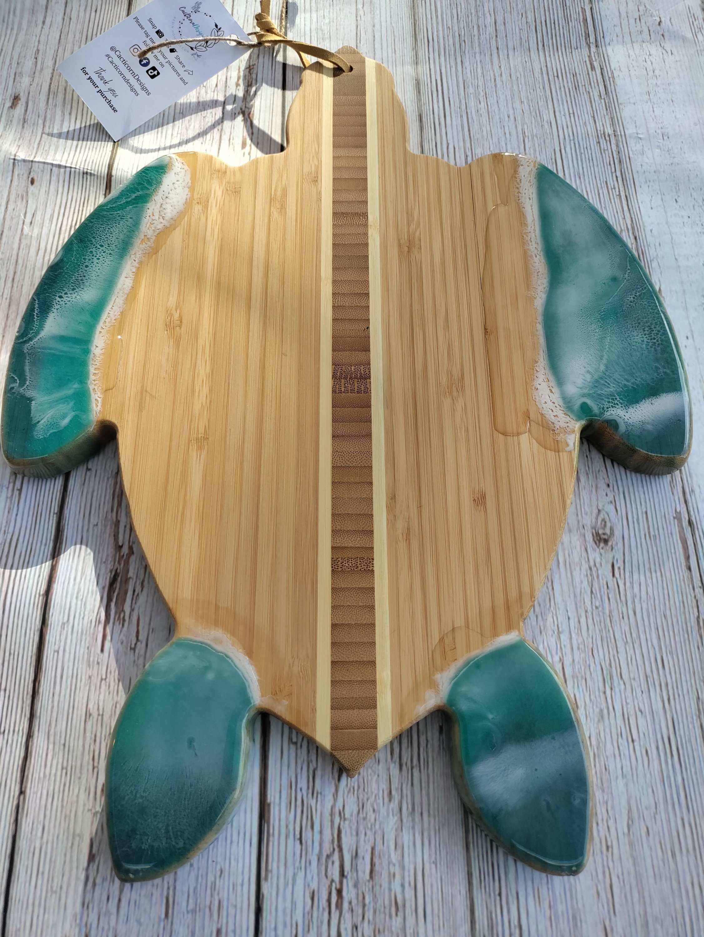 Turtle Charcuterie Board, Ocean Serving Board, Coastal Charcuterie ...