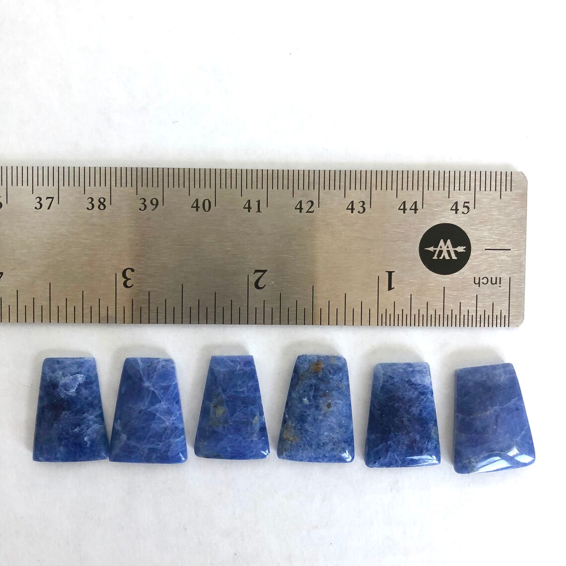 6 Pieces of Small Trapezoid Cabochons (assorted Colors) - Etsy
