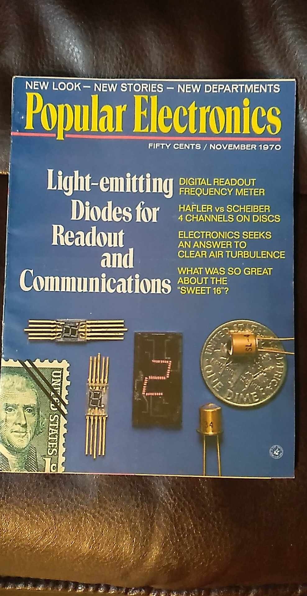 1970 Popular Electronics Magazine - November to December - Original ...