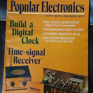 1970 Popular Electronics Magazine - November to December - Original ...