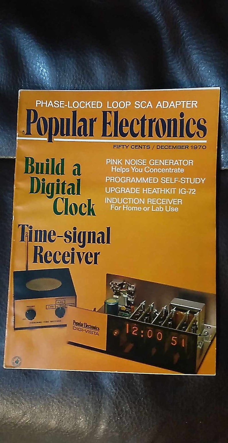 1970 Popular Electronics Magazine November to December Original ...