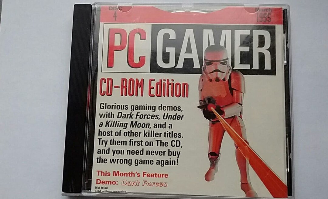 PC GAMER Disc 4 March 1995 Cd-rom Edition - Etsy