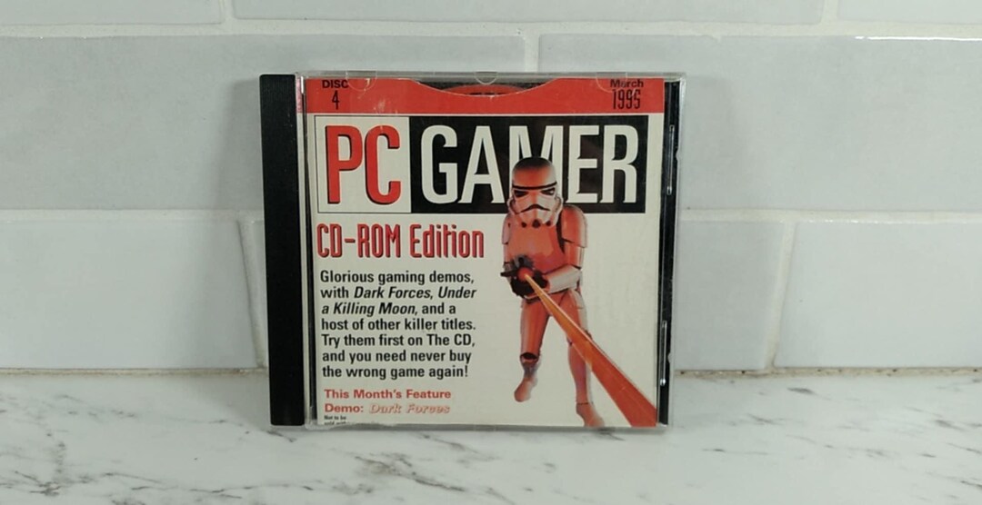 PC GAMER Magazine Disc 4 March 1995 Cd-rom Edition - Etsy