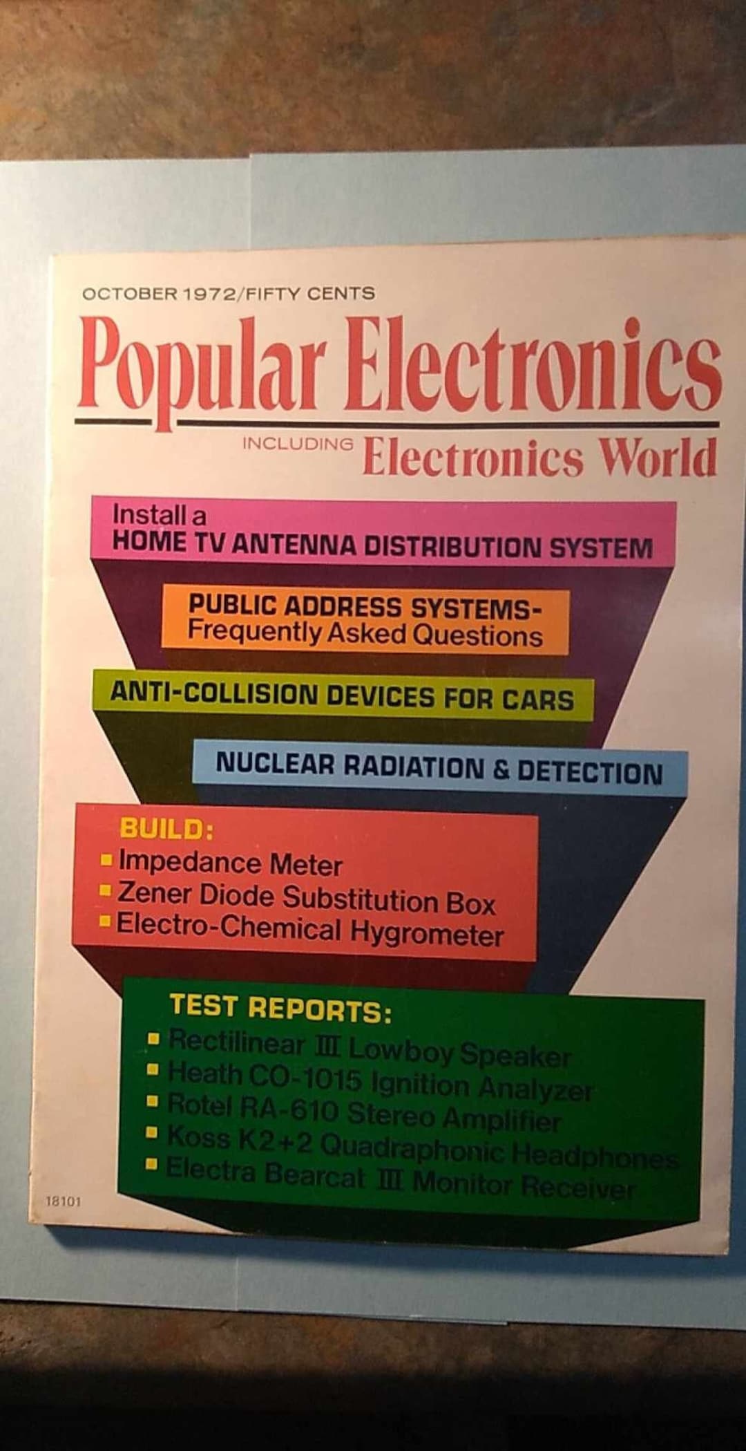 1972 Popular Electronics Magazine - February, April, July, August ...