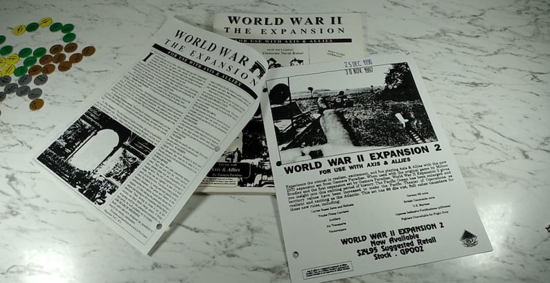 Gamers Paradise World War II Expansion for Axis & Allies - With ...