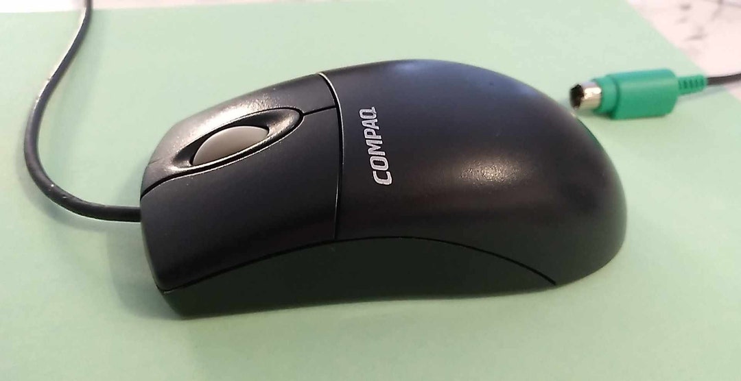 PS2 Ball Mouse - 2 Buttons and Scroller - Branded Compaq - Model MO42KC ...