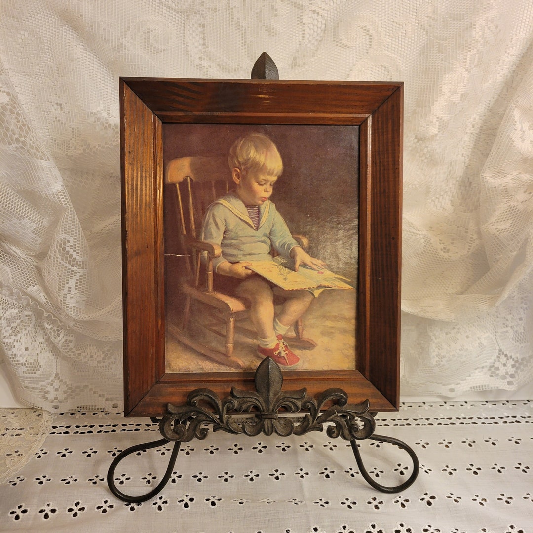 Vintage Gary Print Signed by James Ingwersen 1970's Art - Etsy